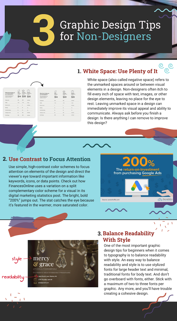 3 Graphic Design Tips For Non Designers Lessiter Media