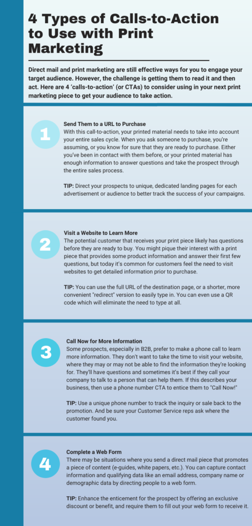 4 Types of Calls-to-Action to Use with Print Marketing