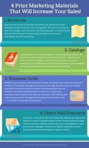 4 Print Marketing Materials That Will Increase Your Sales