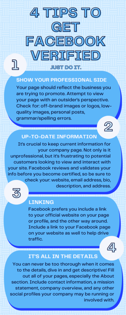 Four Tips To Get Facebook Verified