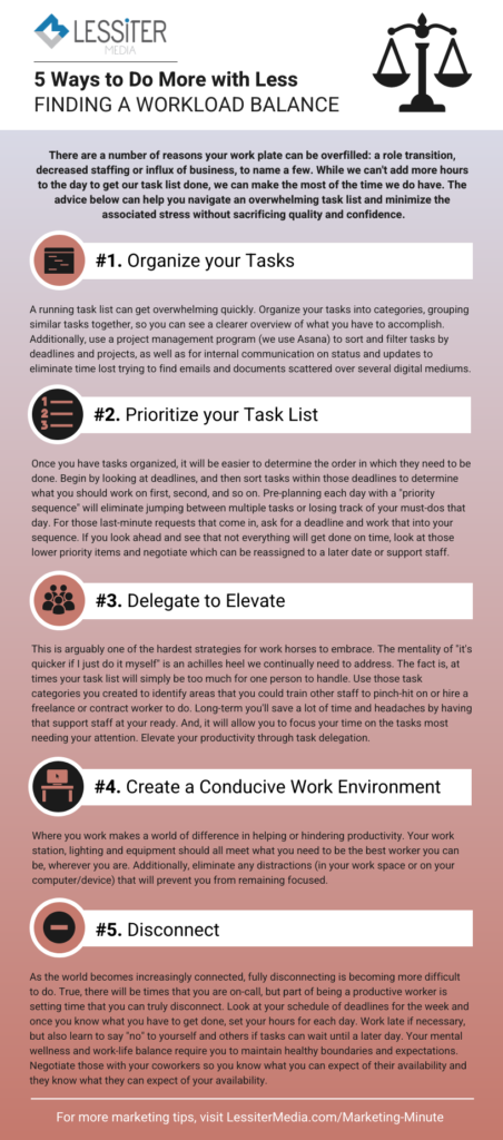Workload Balance: 5 Ways to Do More with Less